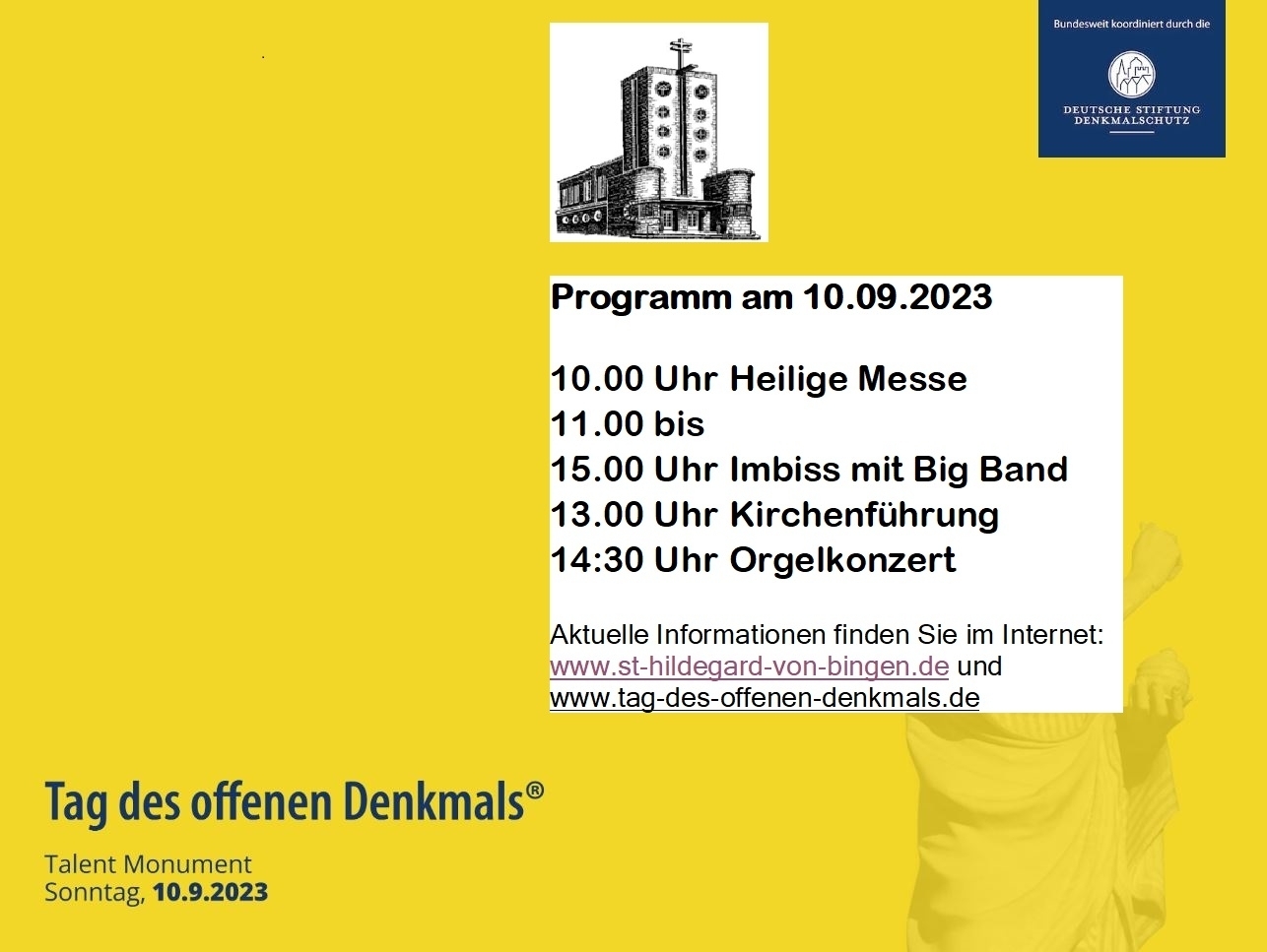 Tag des offenen Denkmals - Katholische Kirchengemeinde Pfarrei St. Hildegard von Bingen Marzahn ...