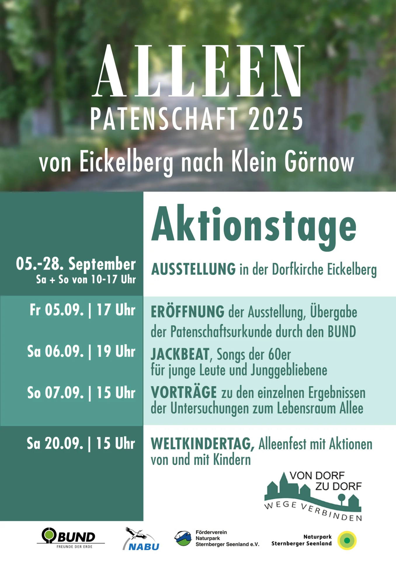 Eickelberg - Wir feiern unsere Allee! - Touristinfo Stadt Warin