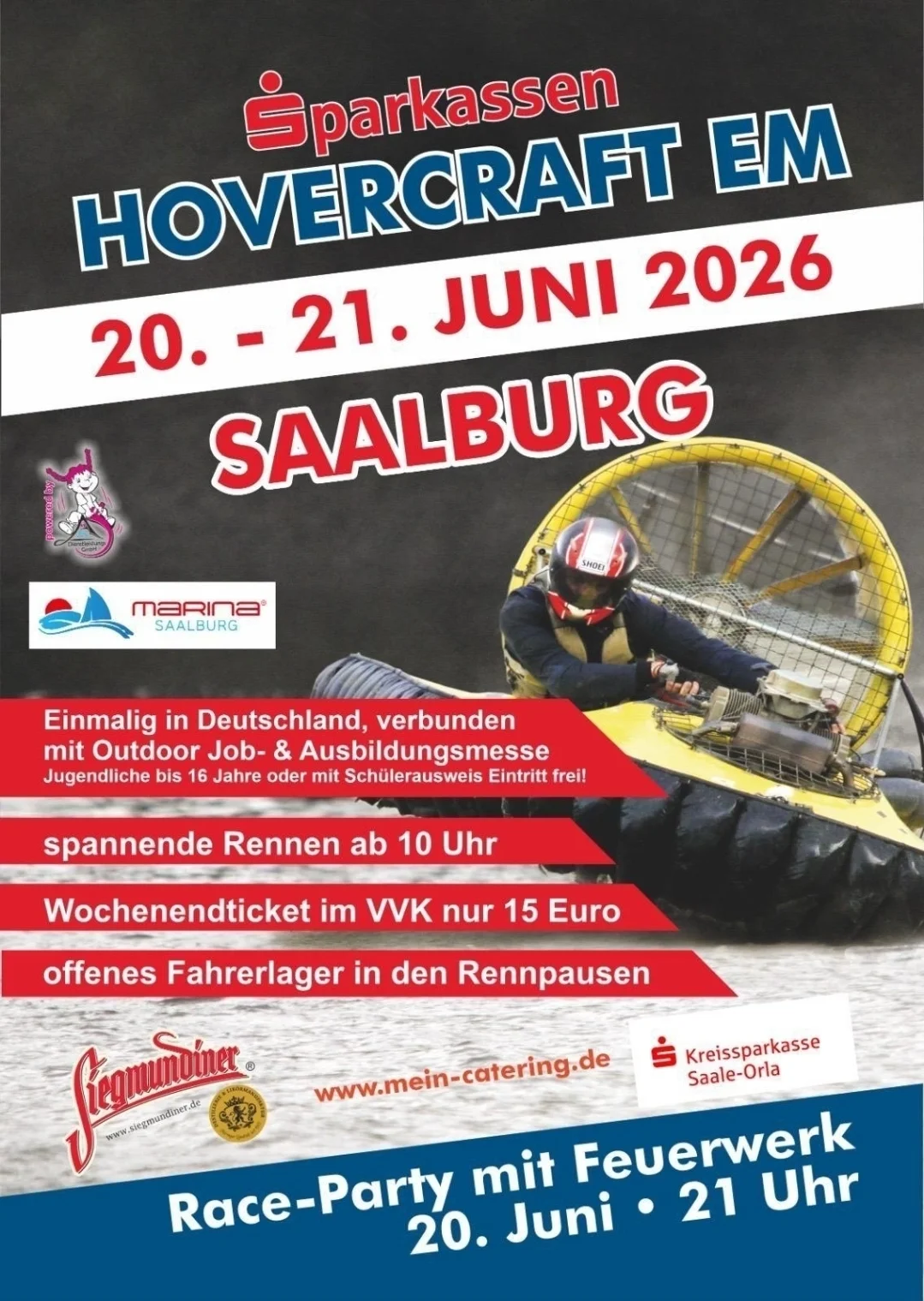 Sparkassen Hovercraft EM 2026 - Stadt Saalburg-Ebersdorf