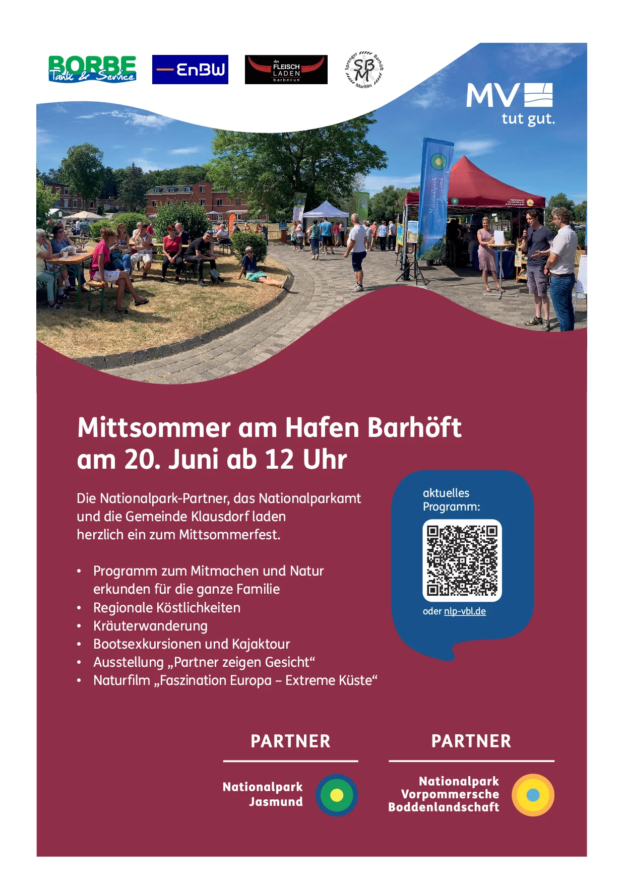 Mittsommer am Hafen Barhöft am 20. Juni 2026 ab 12.00 Uhr - Altenpleen