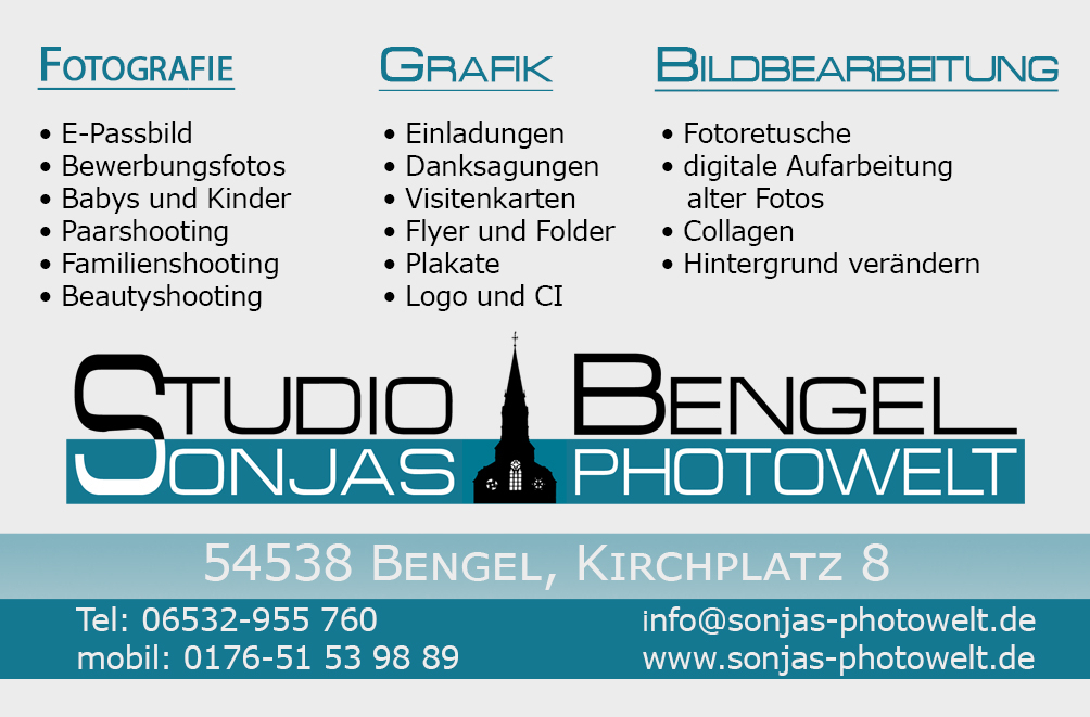 Sonja Photowelt - Studio Bengel - Ortsgemeinde Bengel