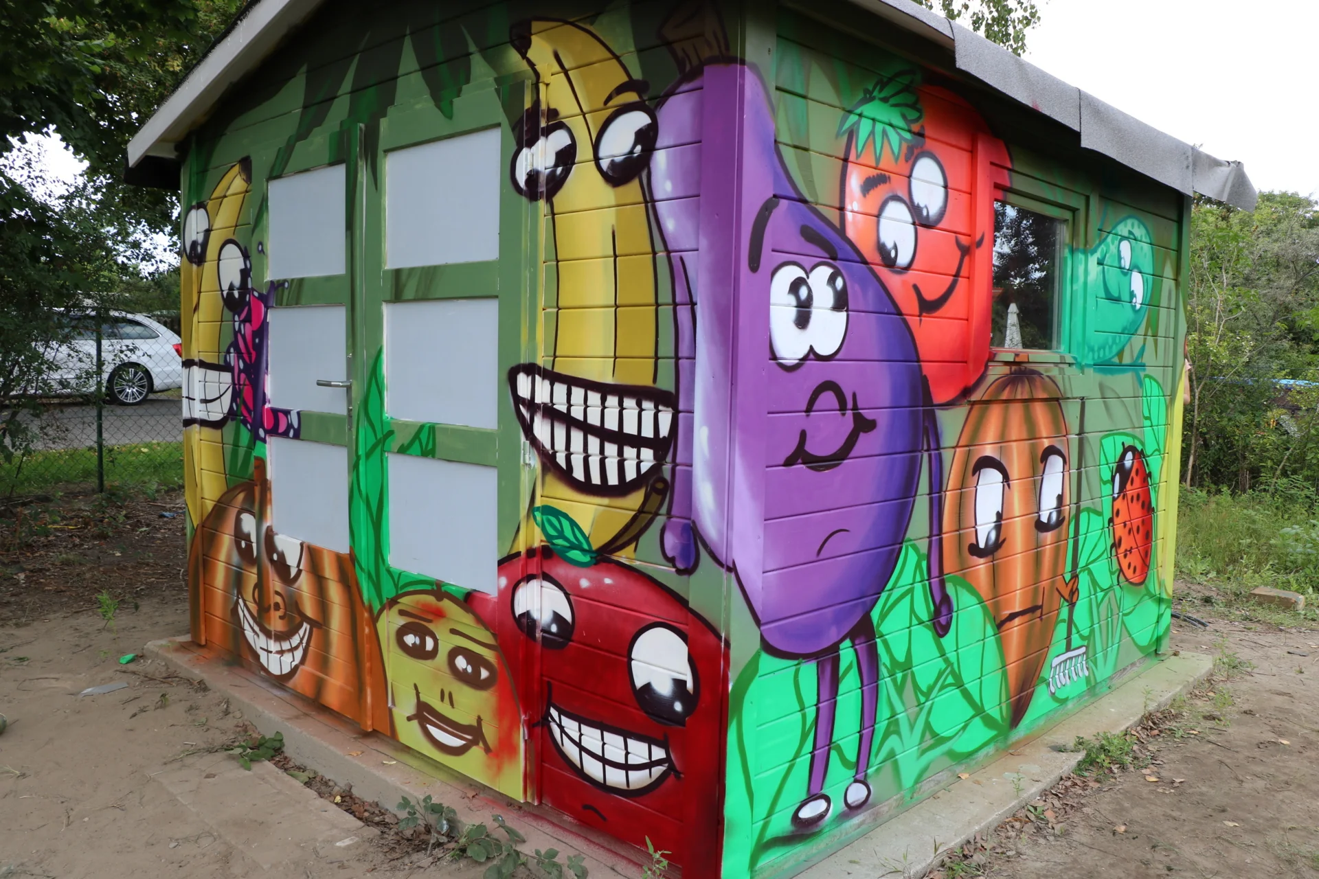 Graffiti-Workshop am Social Garden - Gemeinde Michendorf