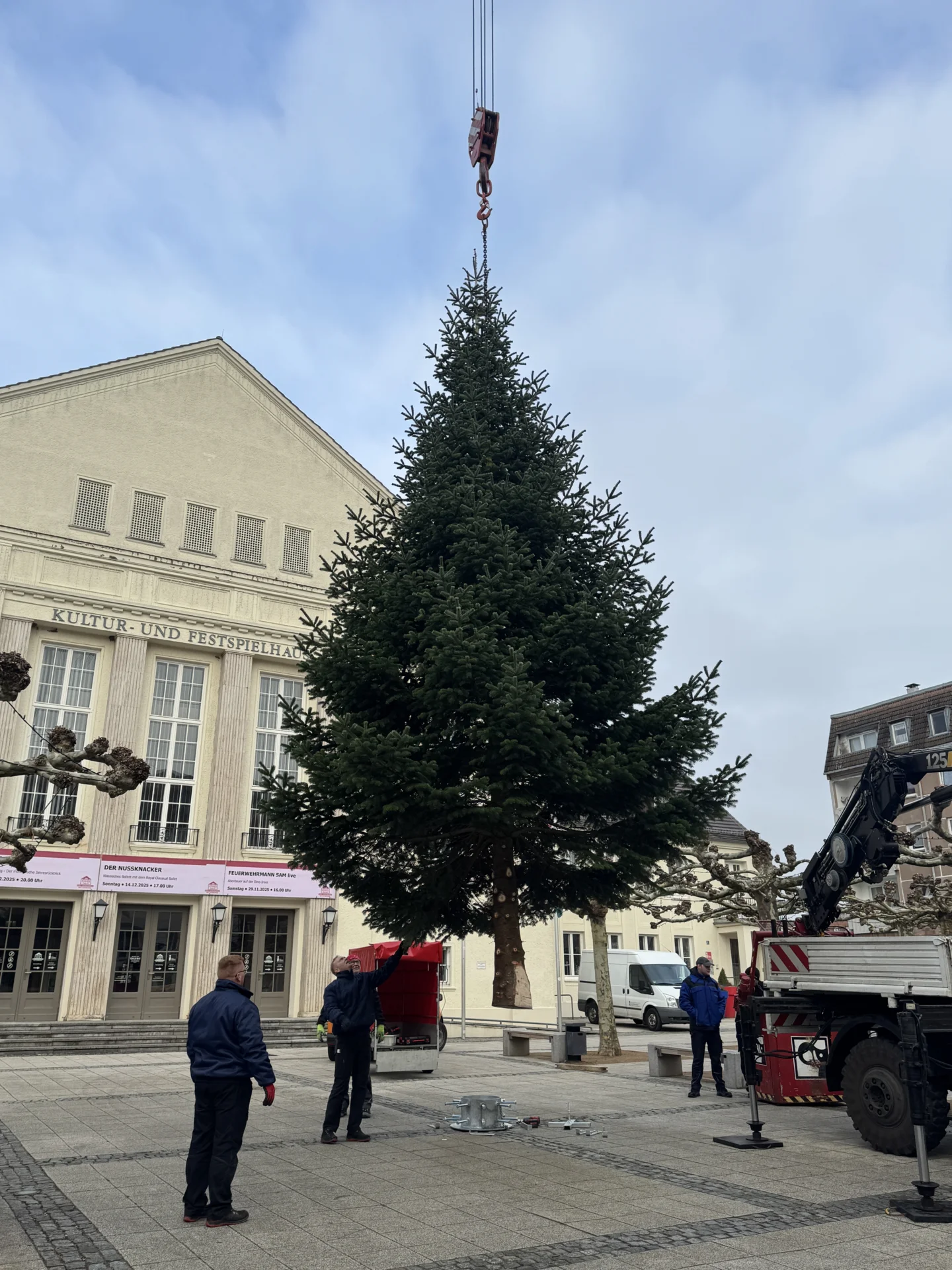 Wittenberge - Der Weihnachtsbaum ist da