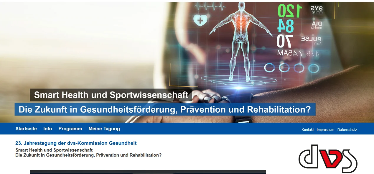 DGSP • Deutsche Gesellschaft für Sportmedizin und Prävention e.V. - 23 ...