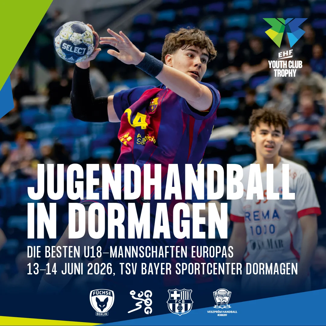 Handball Nordrhein - EHF Youth Club Trophy 2026 wird erneut in Dormagen ...