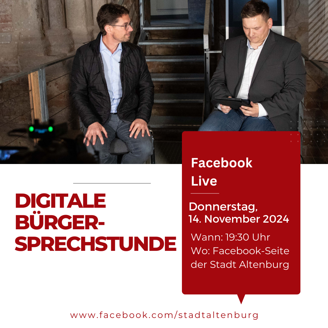 Digitale Sprechstunde am Donnerstag, 14. November: Analoge Sprechstunde ...